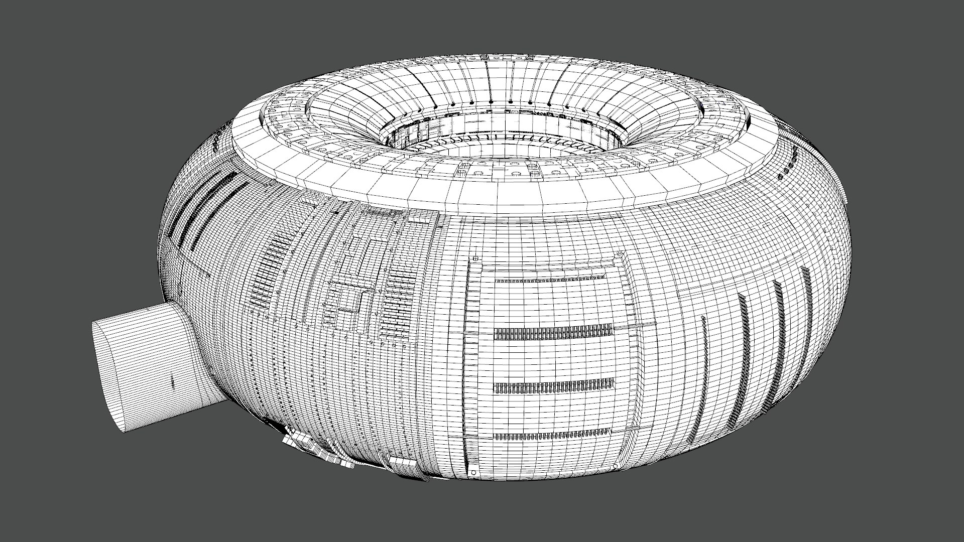 3D Model Nuclear Reactor Room Low-poly 3D Model - TurboSquid 2355181