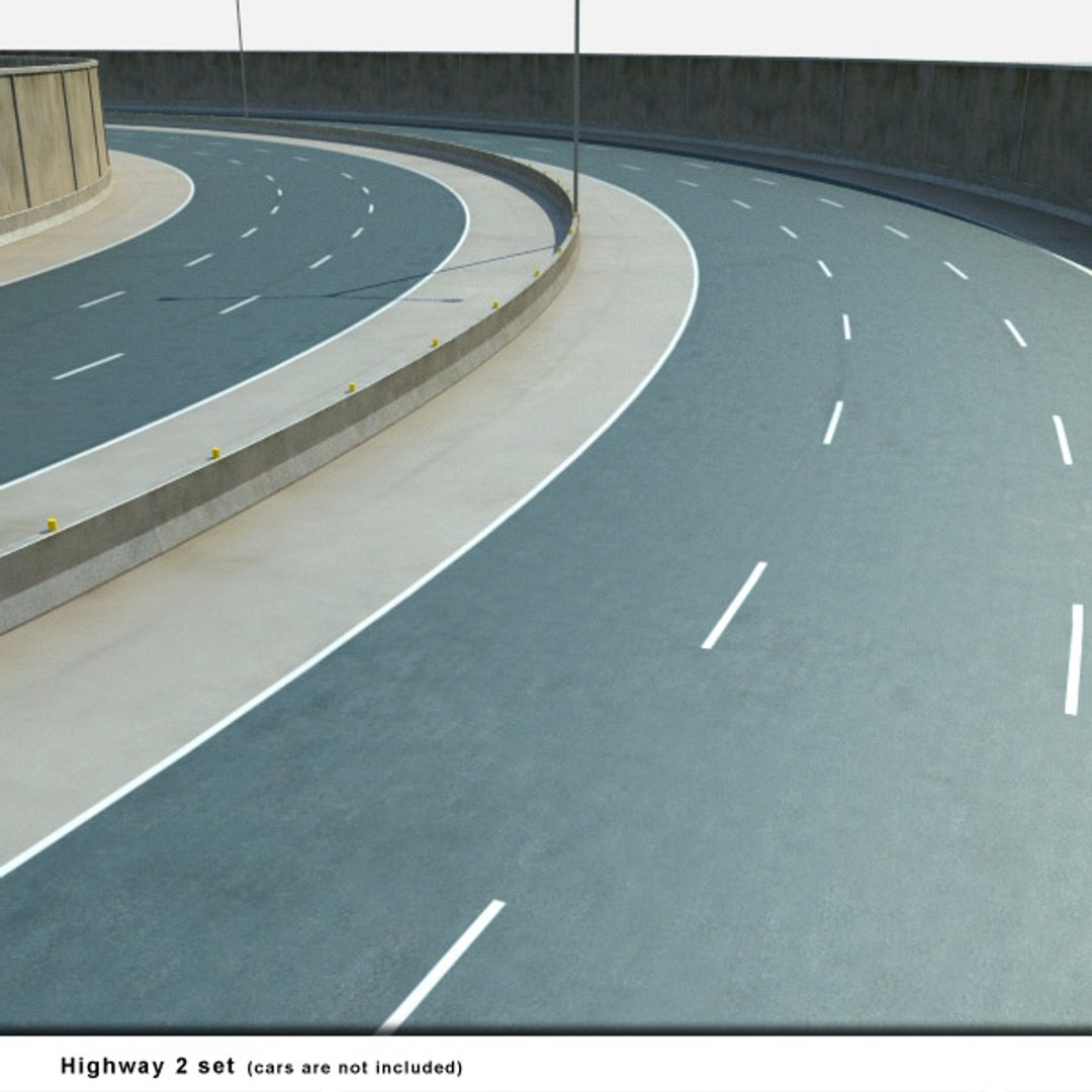 Highways Collections Bridges Overpass 3d Max