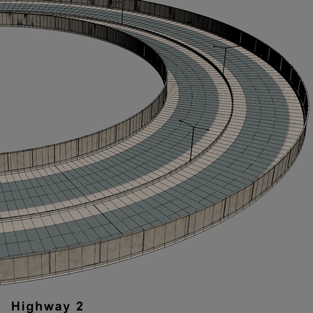 Highways Collections Bridges Overpass 3d Max