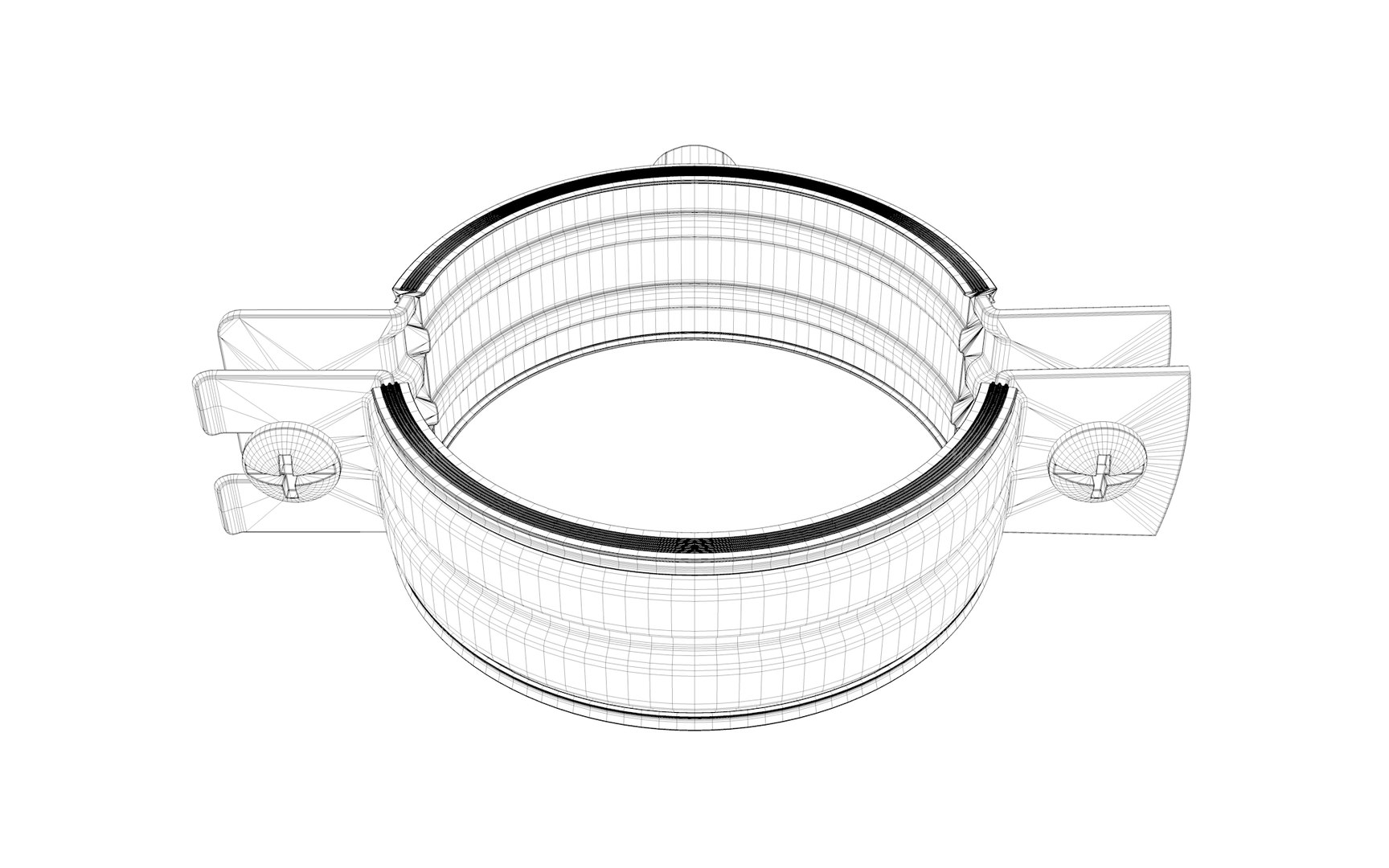 3D Pipe Clamp model - TurboSquid 1895796