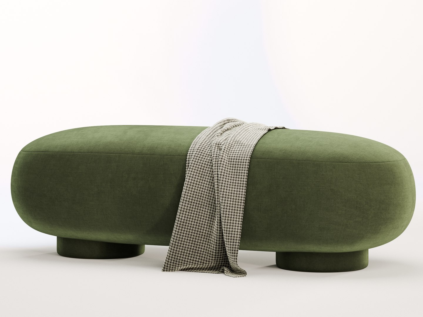 3D Munro Fabric Bench Model - TurboSquid 2340818