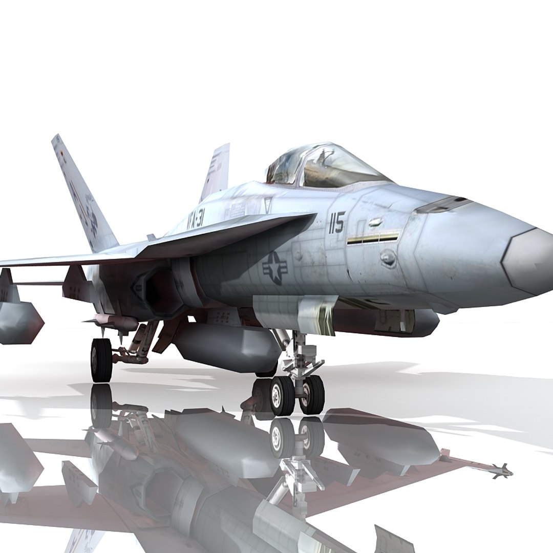 3d Model F18 Hornet