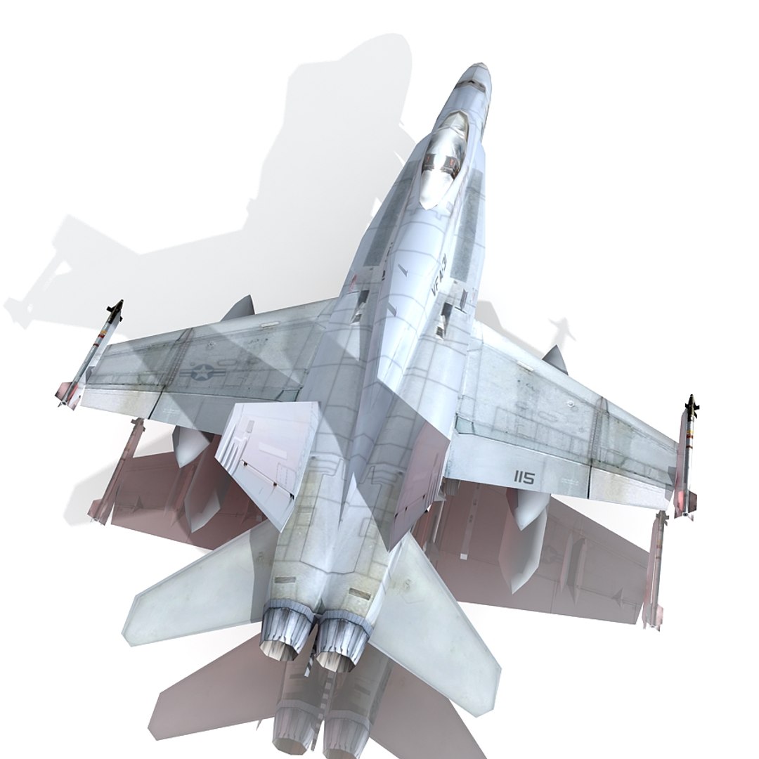 3d Model F18 Hornet