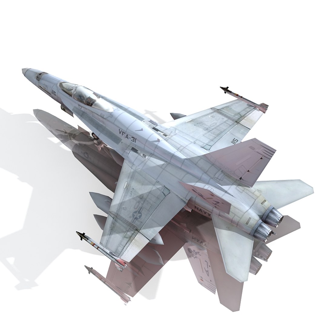 3d Model F18 Hornet