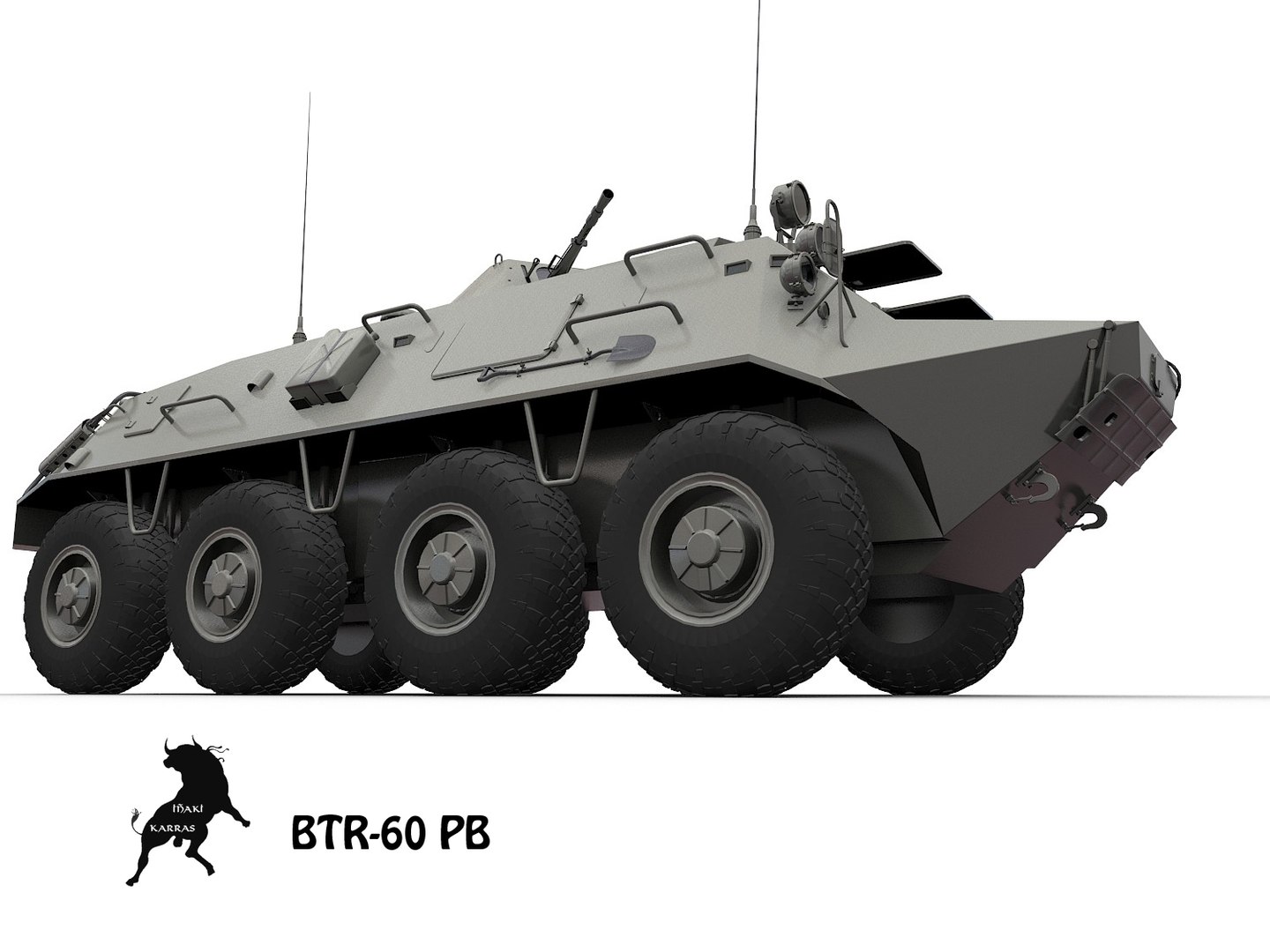 Btr Tank 3d Model
