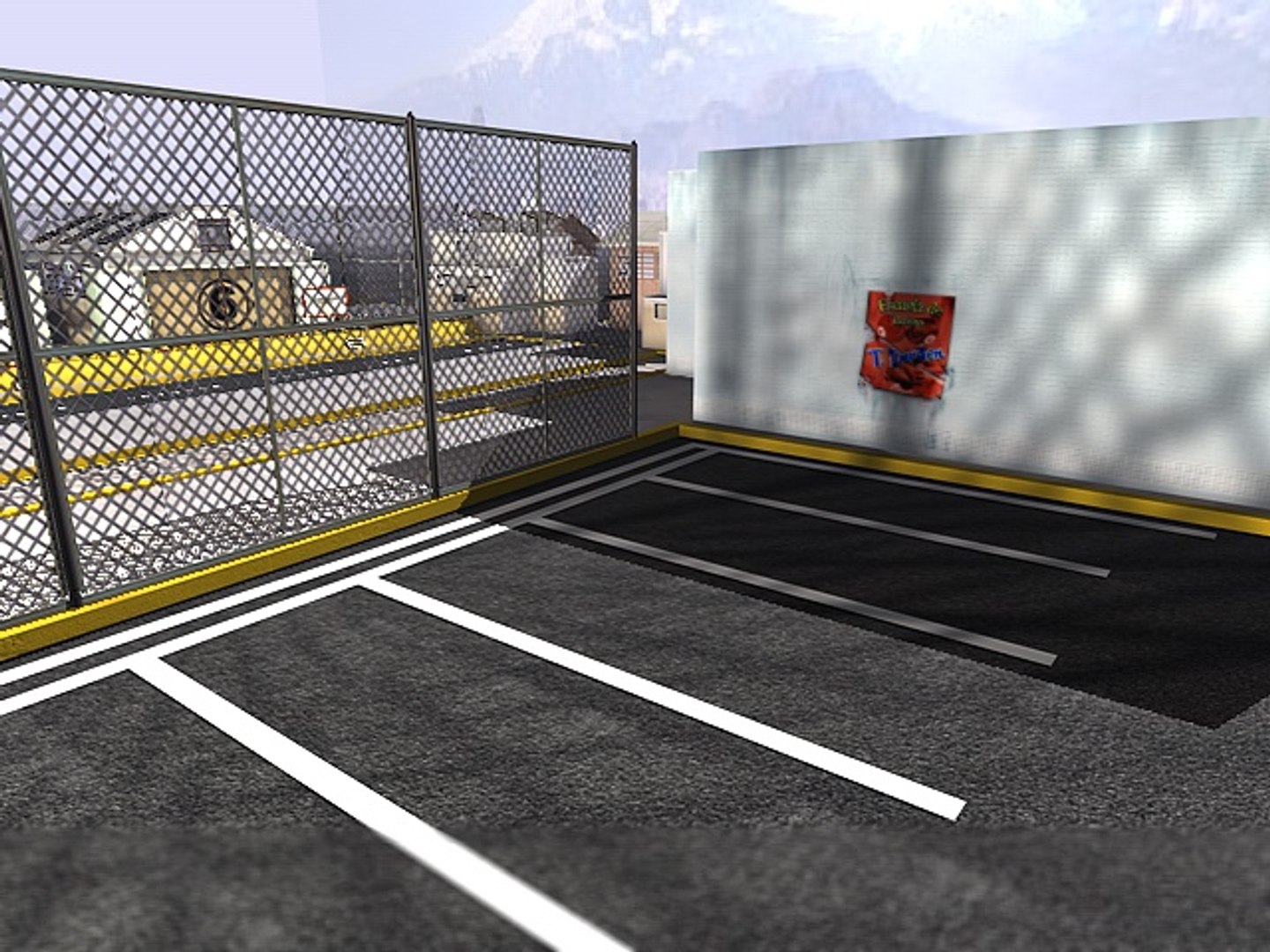 Maya Store Hangars Scene