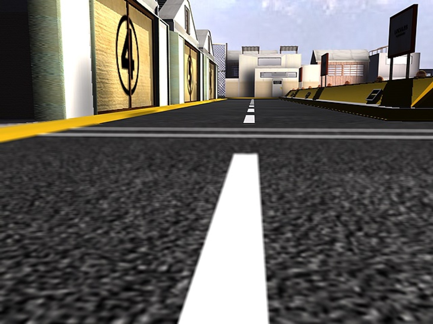 Maya Store Hangars Scene