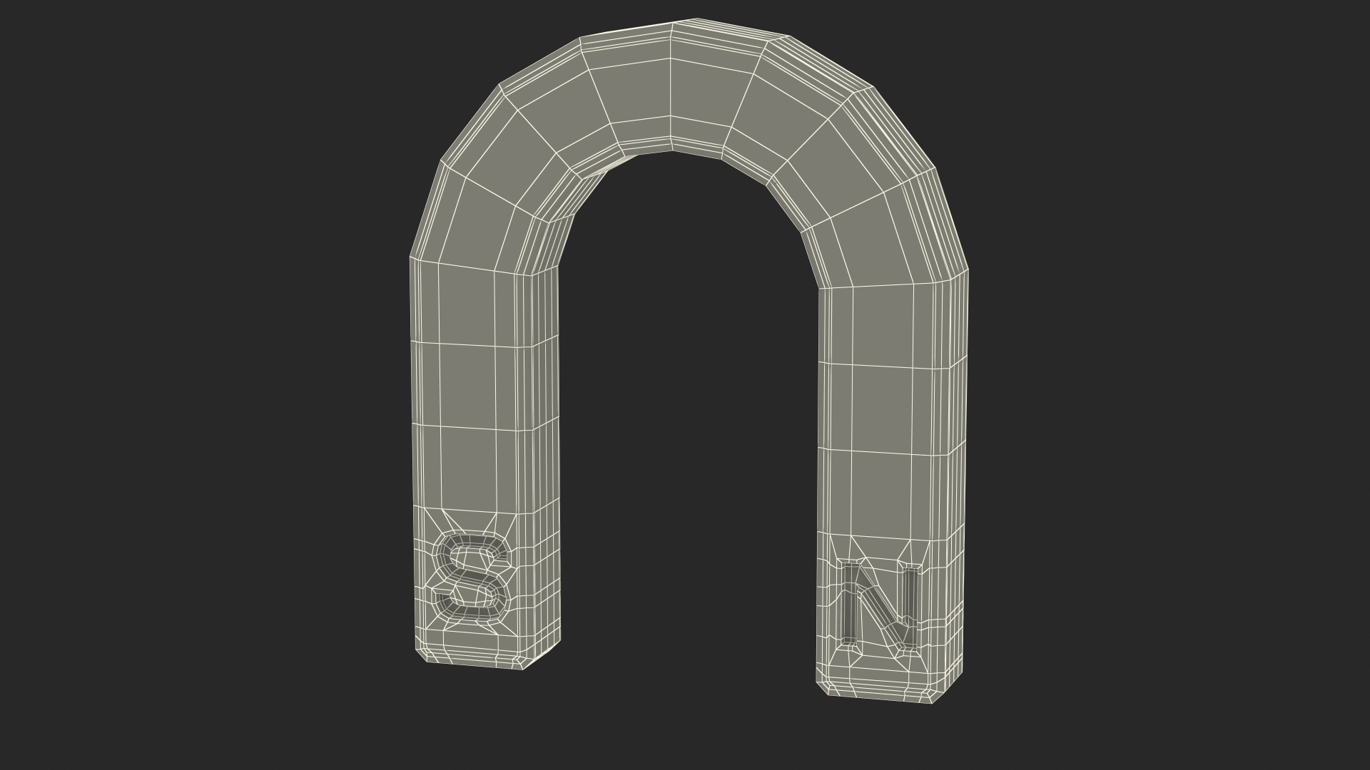 3D Model U Shape Magnet - TurboSquid 1694977