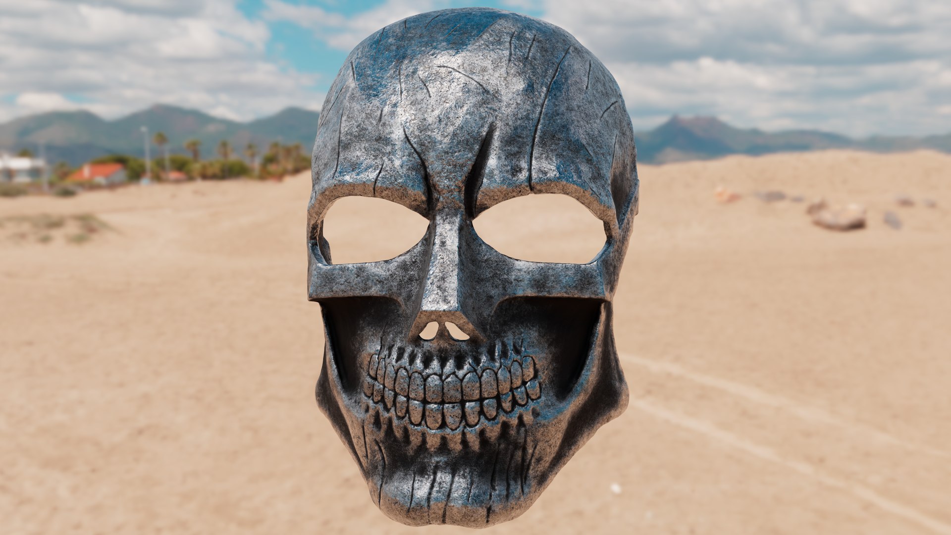 3D Realistic Metal Mask - TurboSquid 1817313
