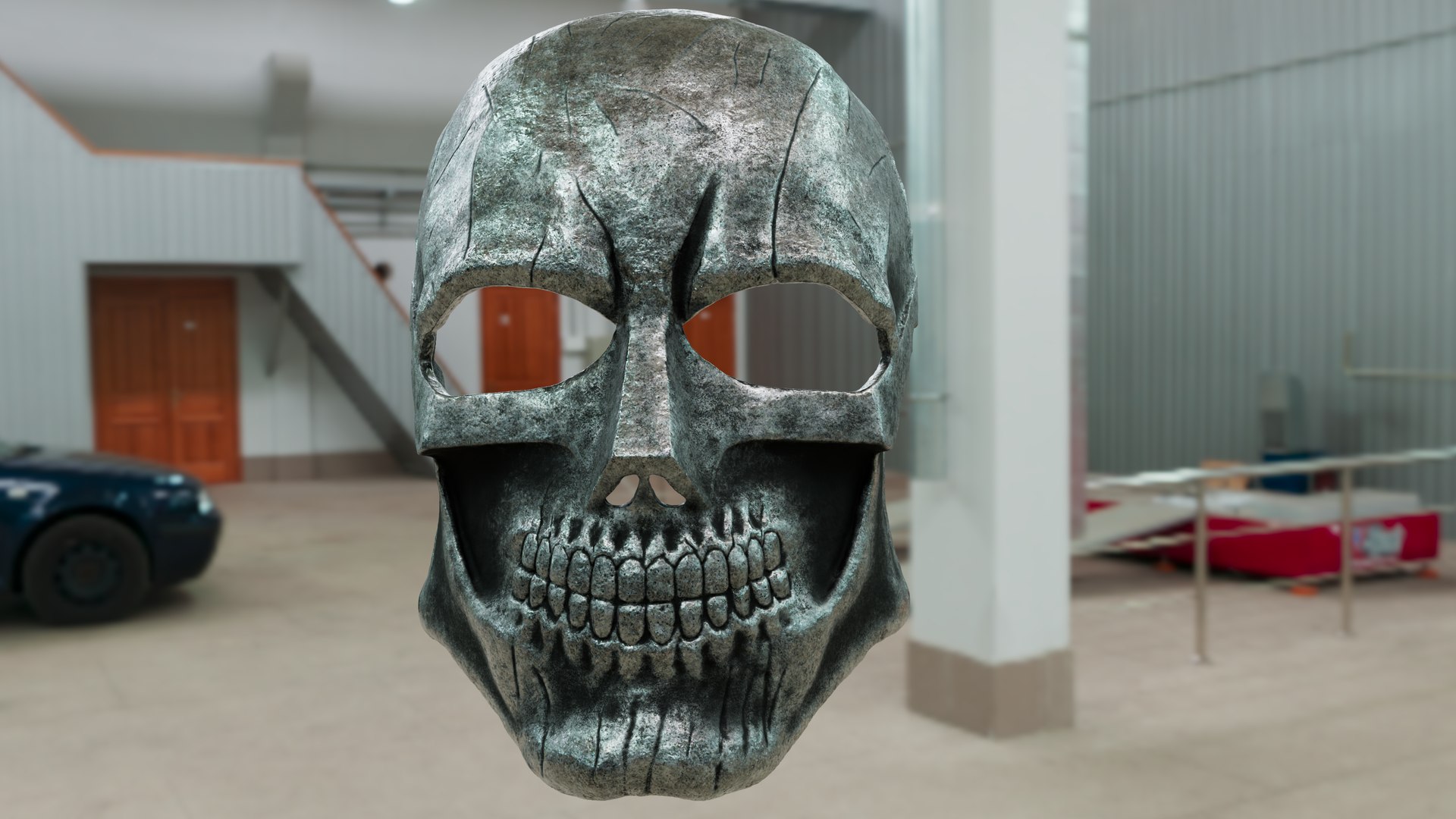 3D Realistic Metal Mask - TurboSquid 1817313