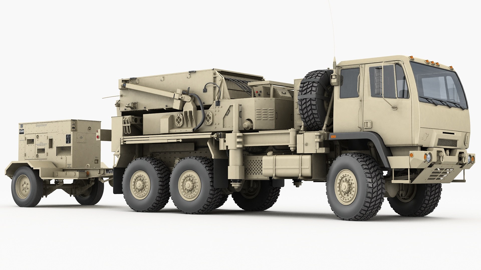 Tpq-53 radar general counterfire 3D model - TurboSquid 1540558