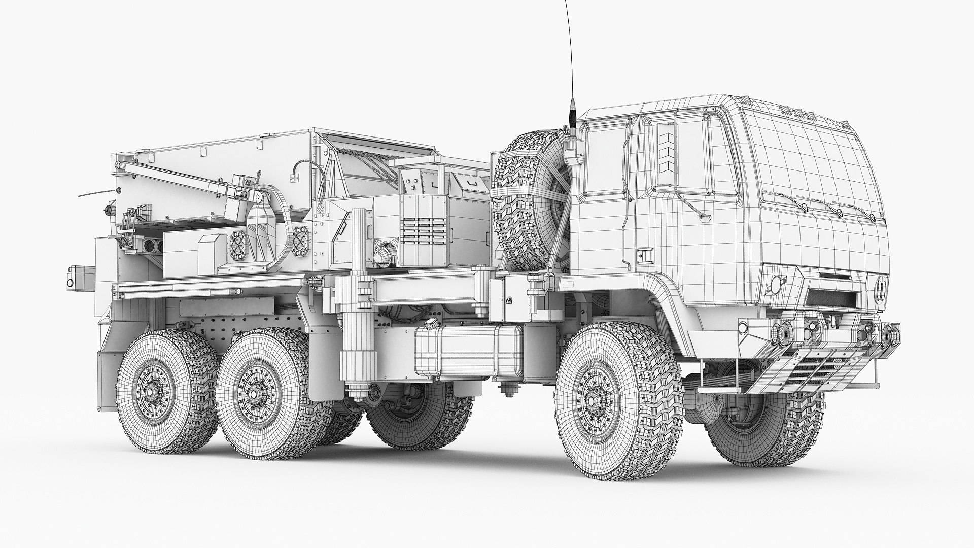 Tpq-53 radar general counterfire 3D model - TurboSquid 1540558