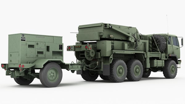 Tpq-53 radar general counterfire 3D model - TurboSquid 1540558