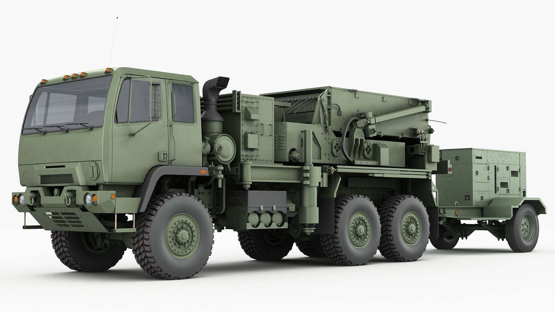 Tpq-53 radar general counterfire 3D model - TurboSquid 1540558