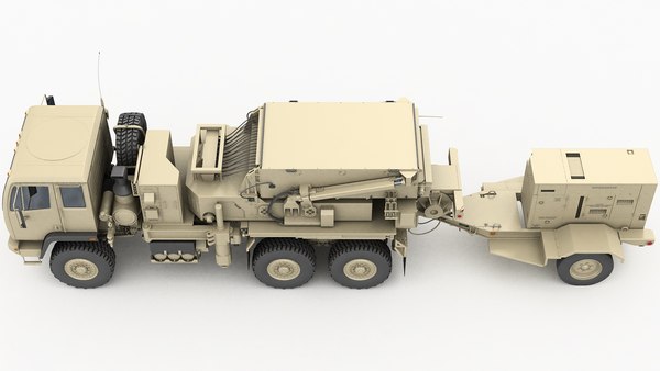 Tpq-53 radar general counterfire 3D model - TurboSquid 1540558