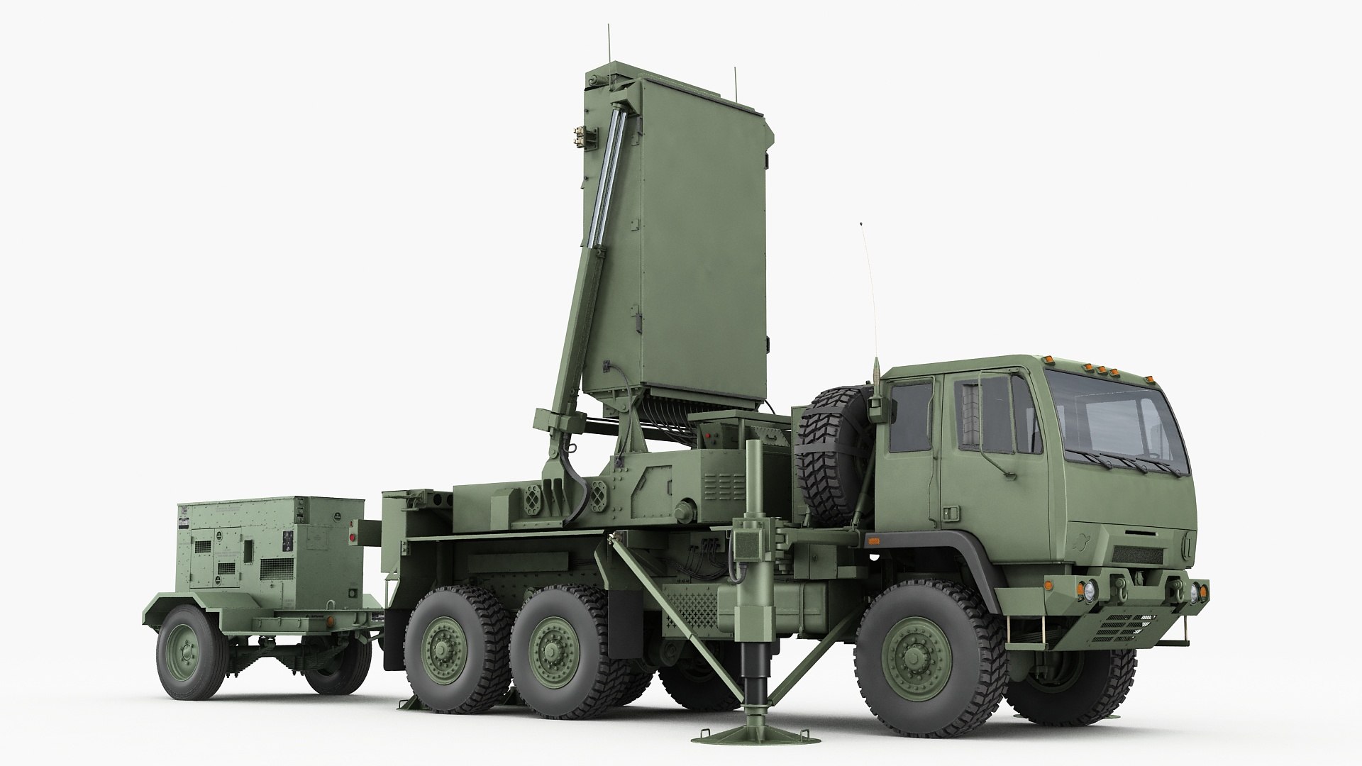Tpq-53 Radar General Counterfire 3D Model - TurboSquid 1540558