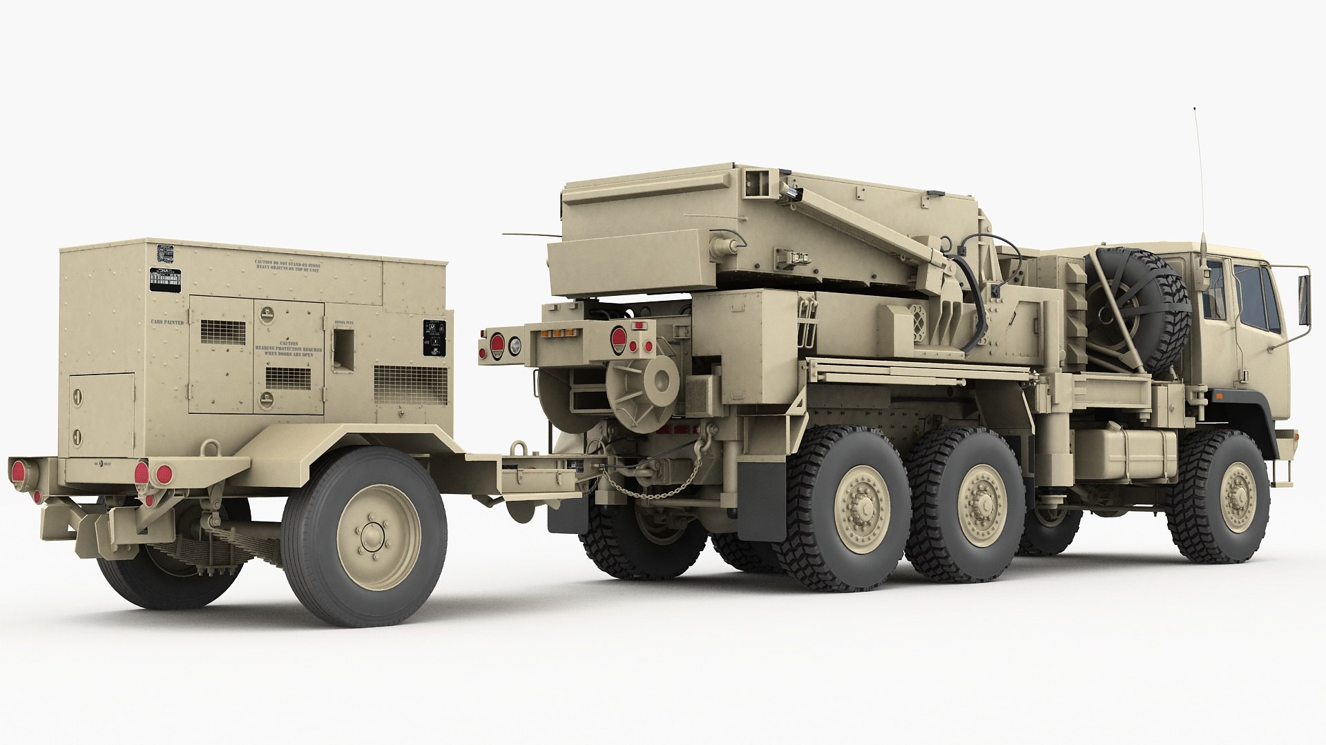 Tpq-53 radar general counterfire 3D model - TurboSquid 1540558