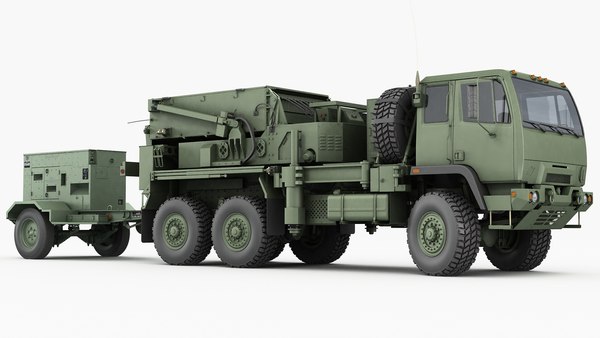 Tpq-53 radar general counterfire 3D model - TurboSquid 1540558