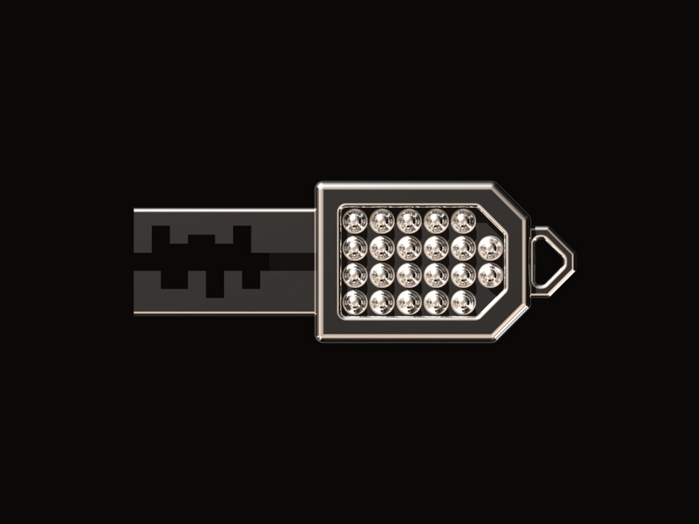 Key pendant tech model - TurboSquid 1502014