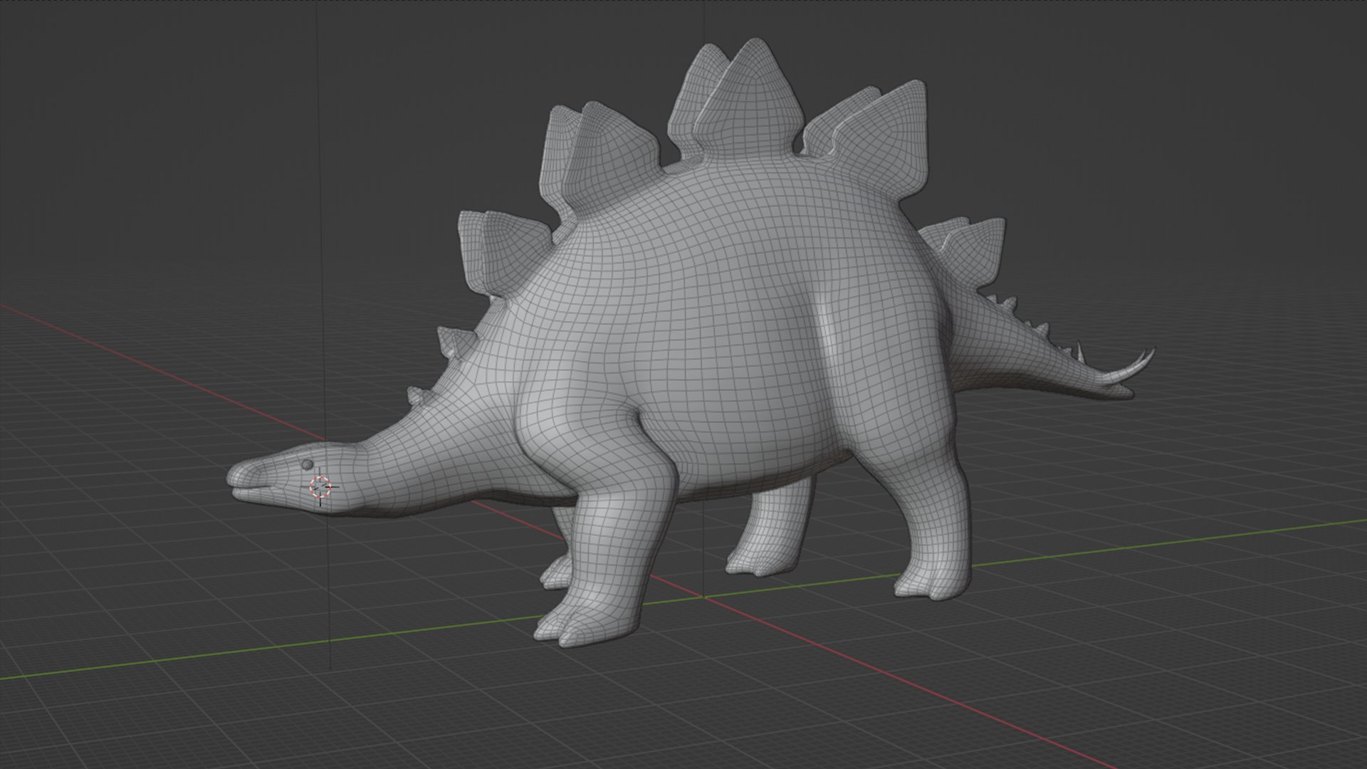 Stegosaurus Dinosaur Rig Blender 3D - TurboSquid 2345374