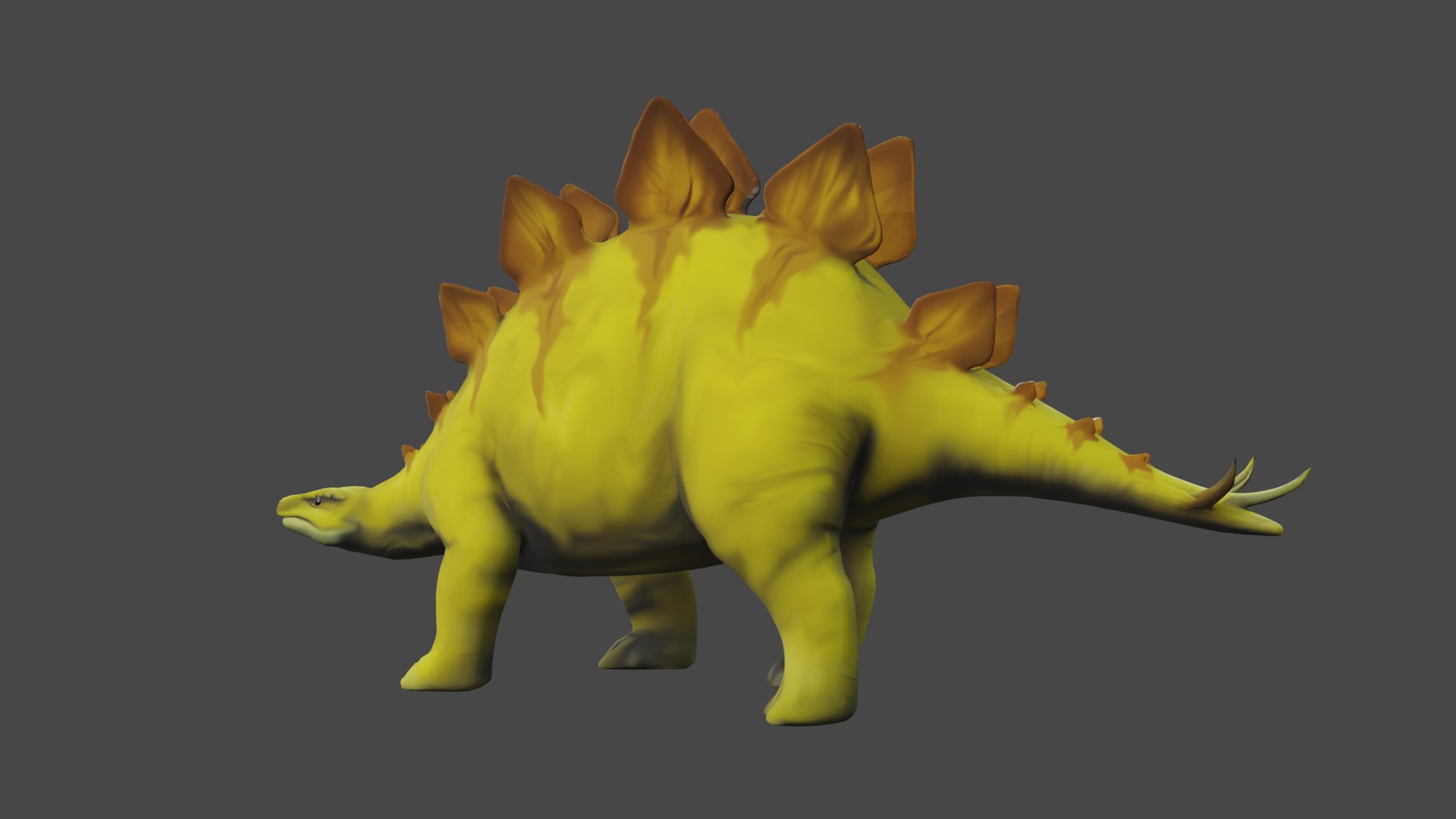 Stegosaurus Dinosaur Rig Blender 3D - TurboSquid 2345374