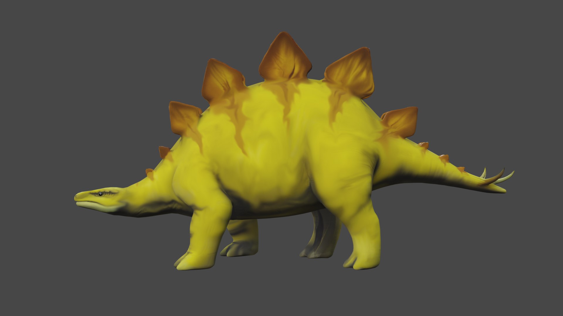 Stegosaurus Dinosaur Rig Blender 3D - TurboSquid 2345374