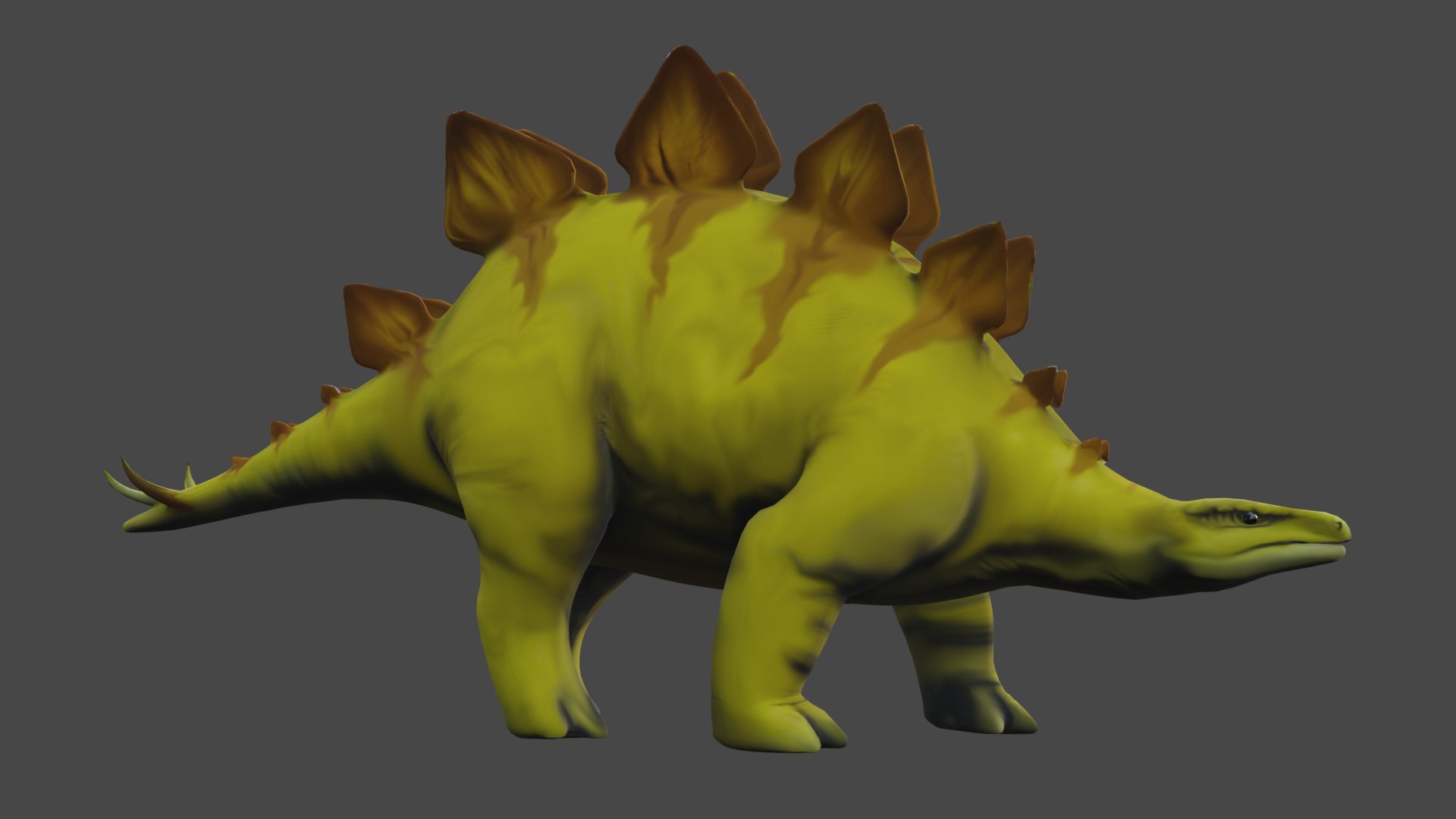 Stegosaurus Dinosaur Rig Blender 3D - TurboSquid 2345374
