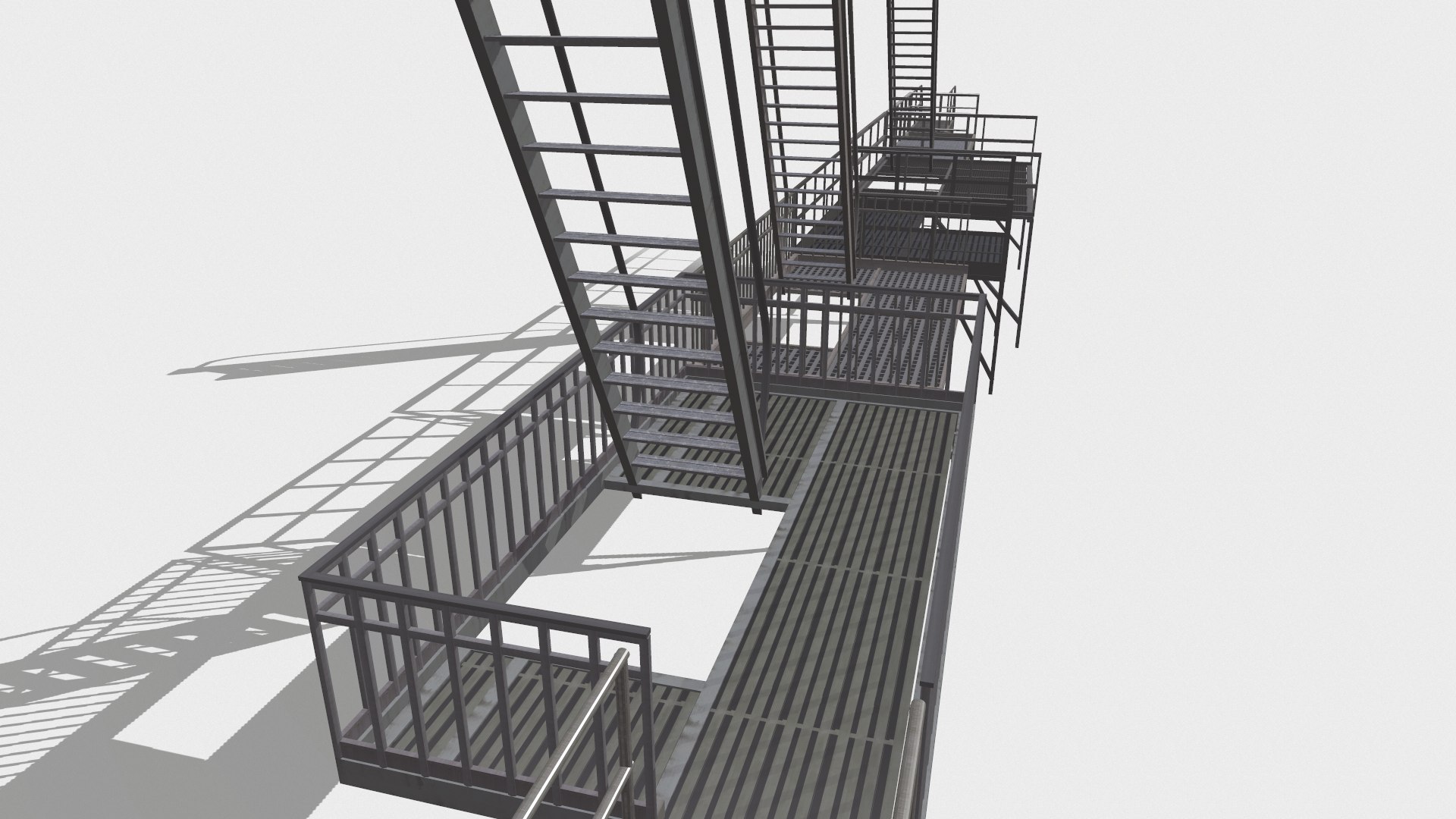 3D Fire Ladders And Platforms Model - TurboSquid 1725506