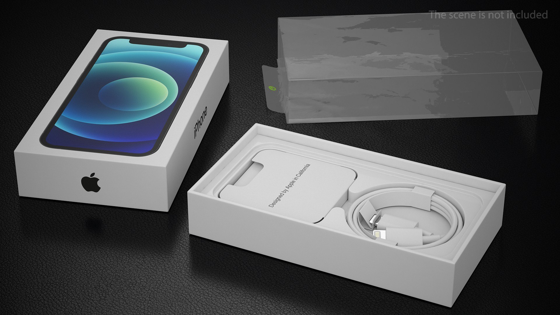 12 mini box black 3D - TurboSquid 1704883