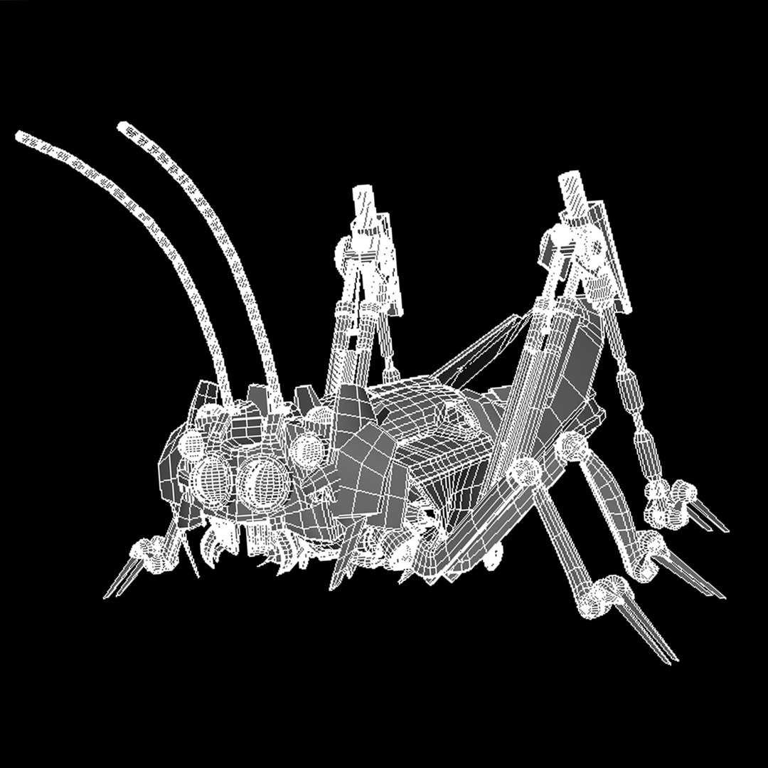 Robotic Grasshopper 3D - TurboSquid 1787502