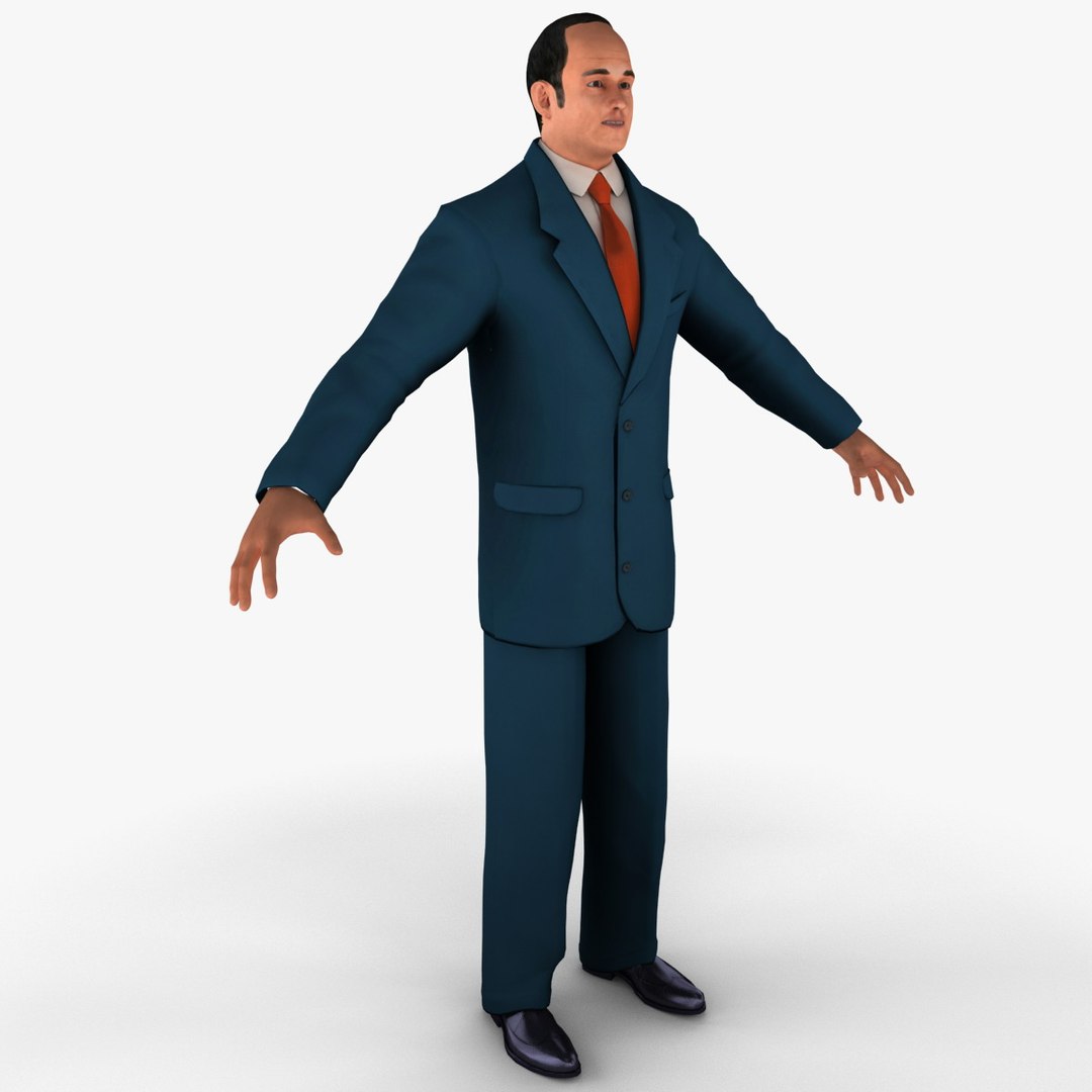 Businessman 3 Business 3d Model