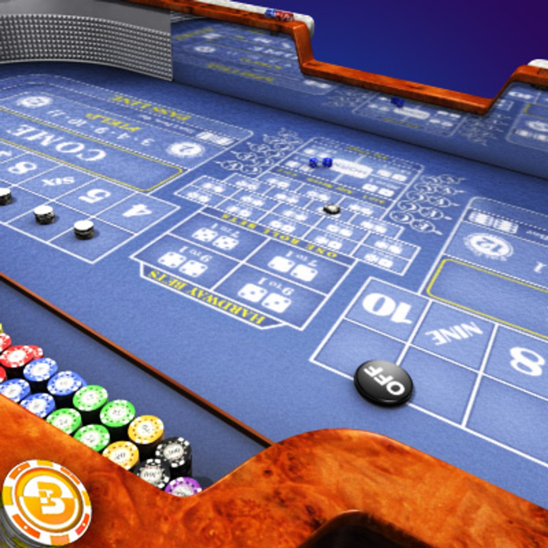 3d Model Craps Table