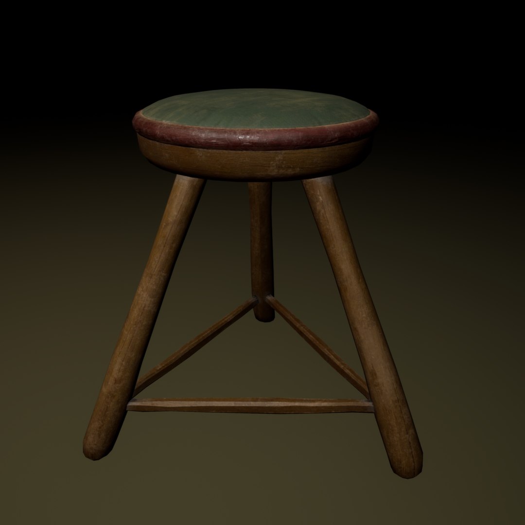 Medieval Stool 3D Model - TurboSquid 1507515