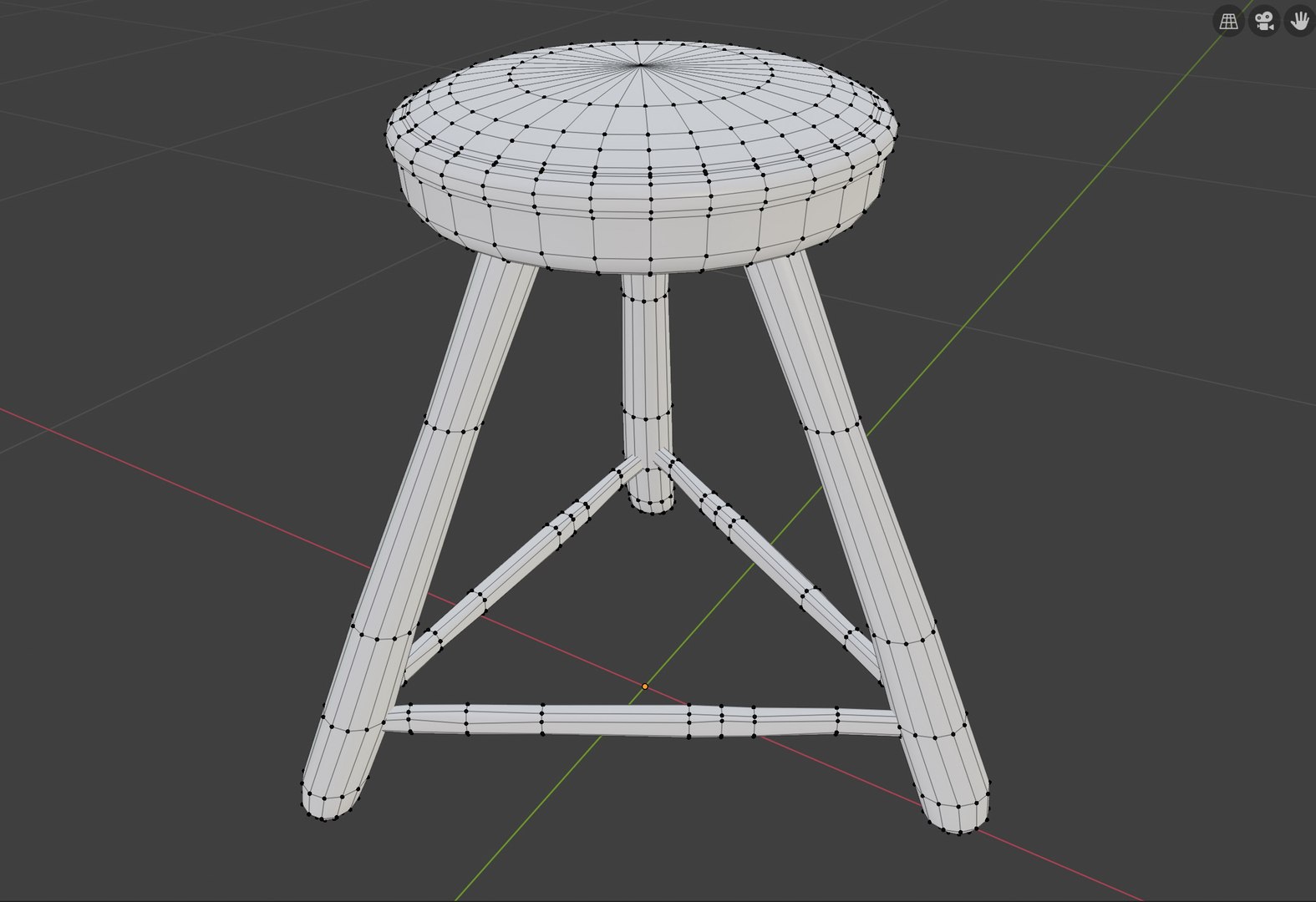 Medieval Stool 3D Model - TurboSquid 1507515