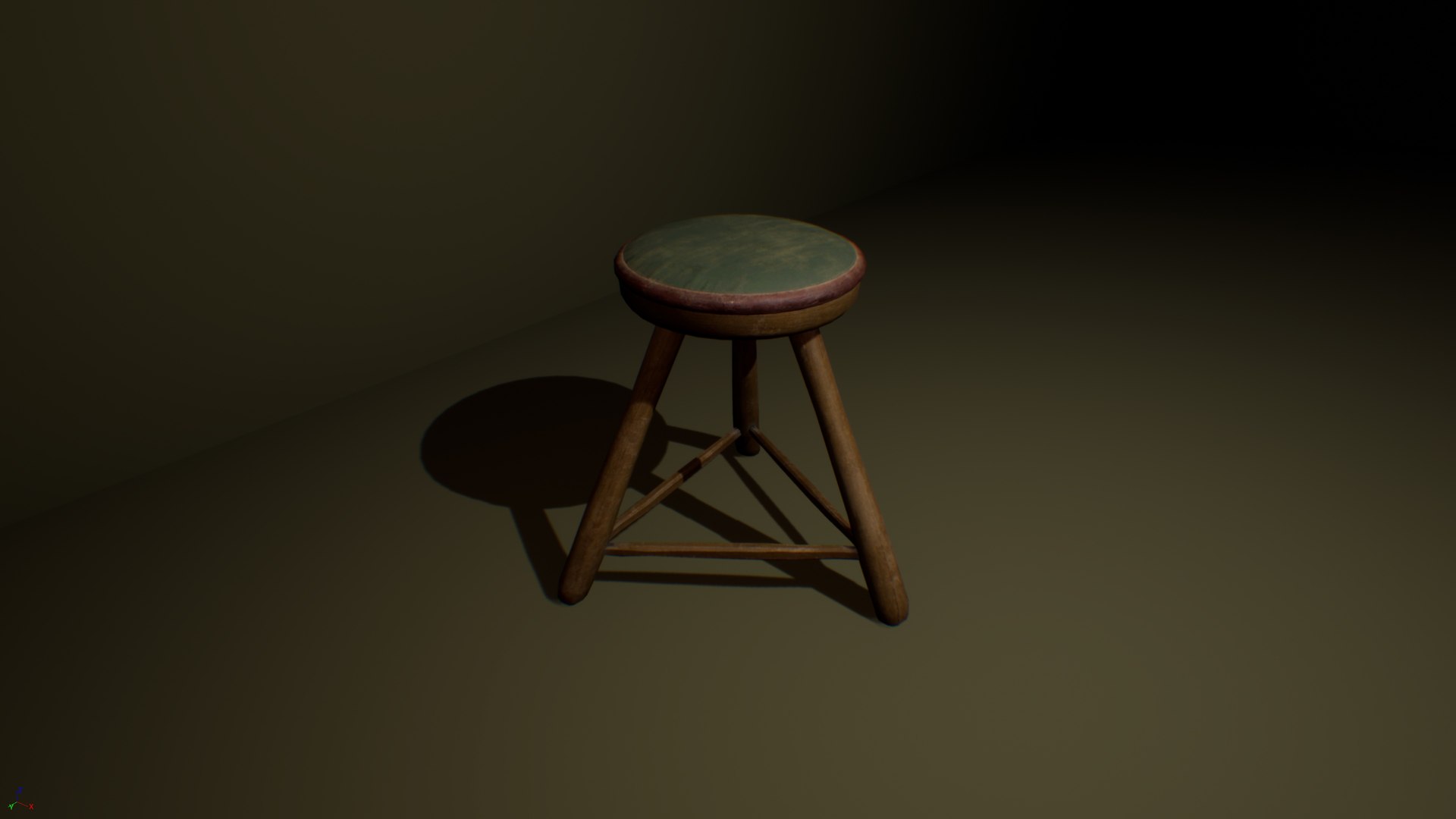 Medieval stool 3D model - TurboSquid 1507515