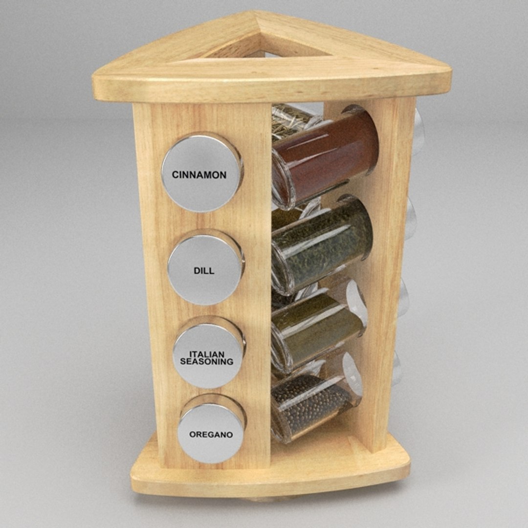 Spice Rack 3d 3ds