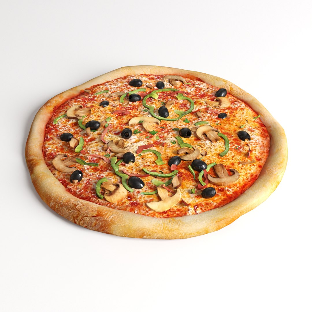 Pizza Model - TurboSquid 1528203