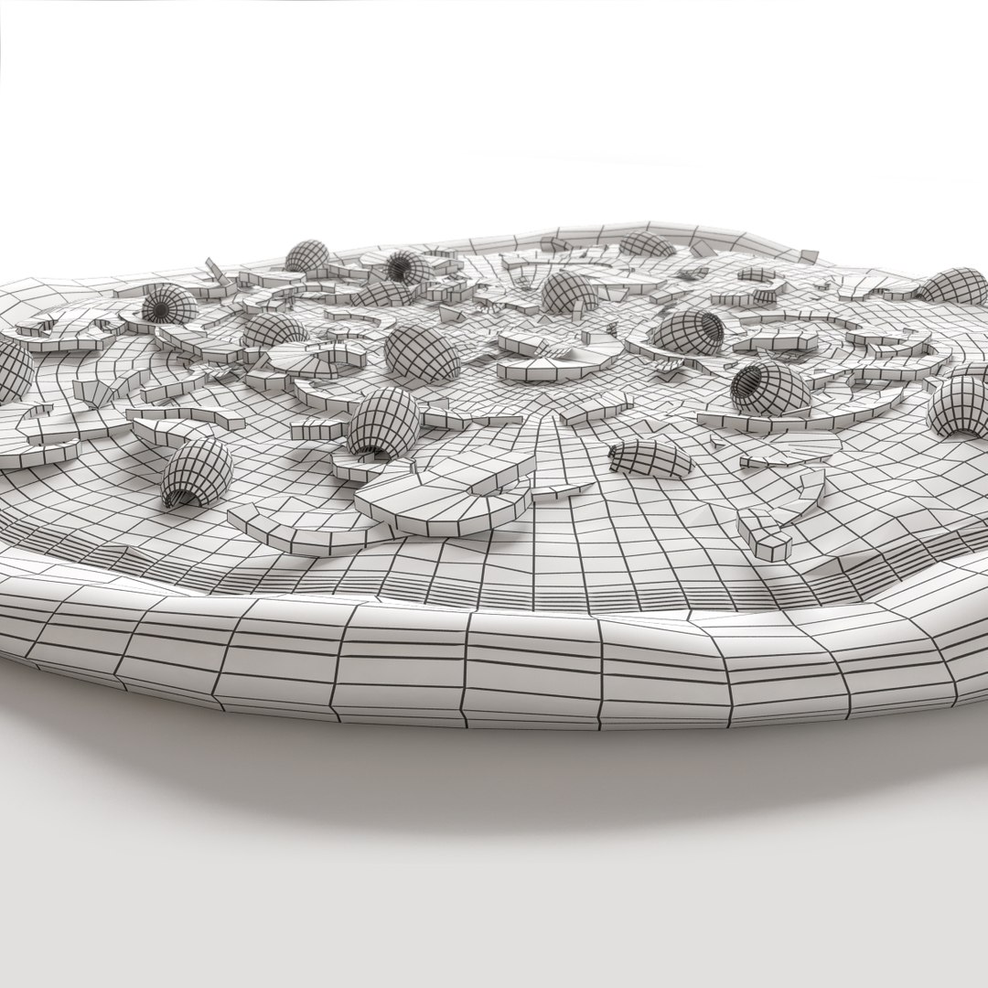 Pizza Model - TurboSquid 1528203