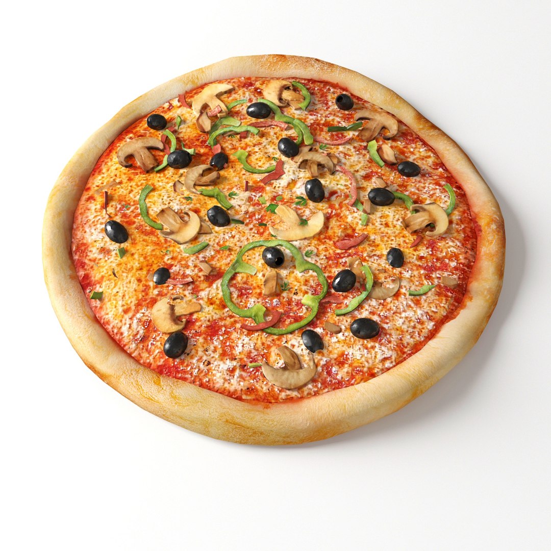 Pizza Model - TurboSquid 1528203