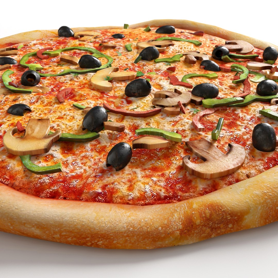 Pizza Model - TurboSquid 1528203