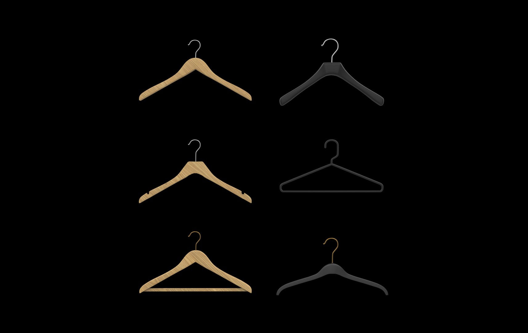Hangers 3D Model 3D - TurboSquid 2339981