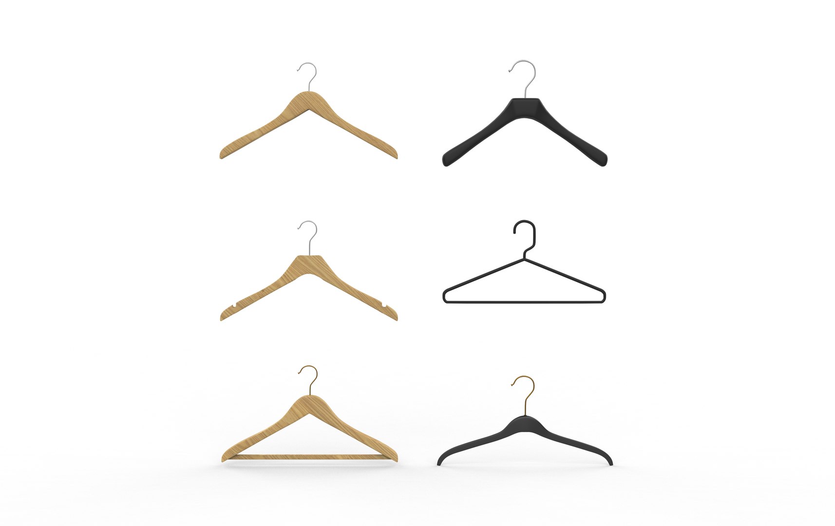 Hangers 3D Model 3D - TurboSquid 2339981