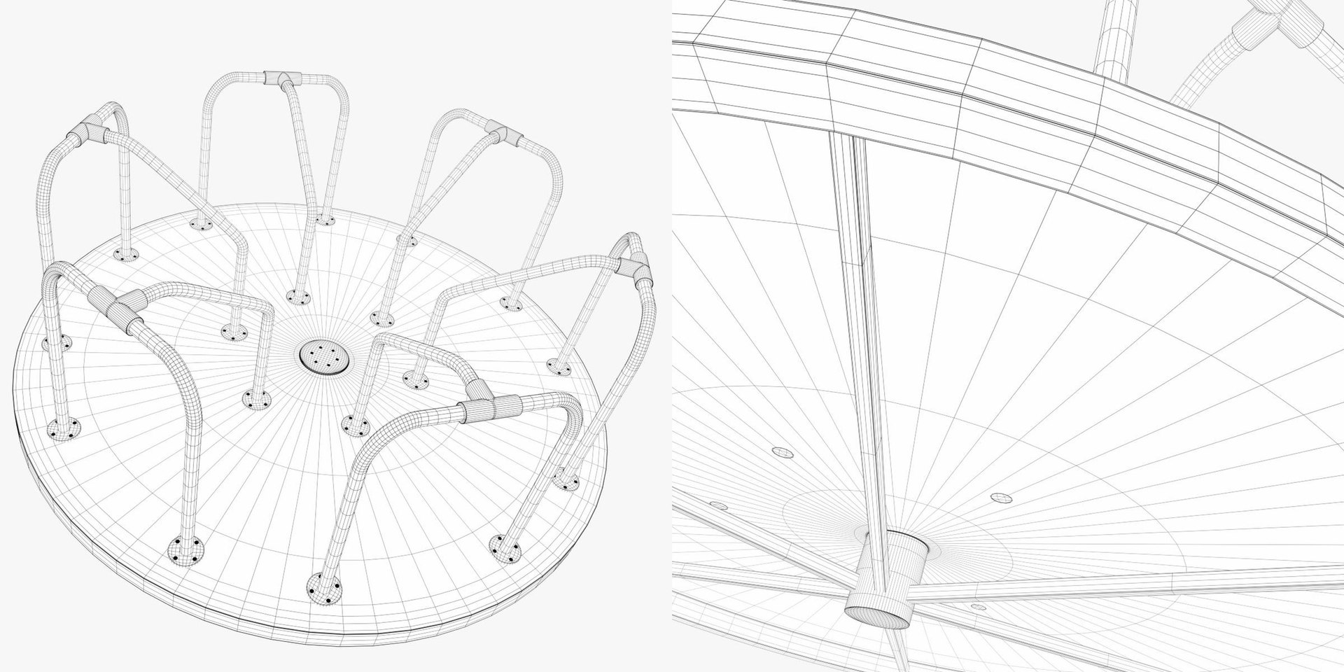 Playground Merry-go-round 2 3D - TurboSquid 2004791