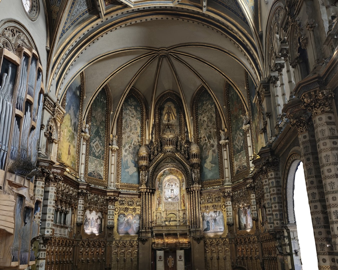 Altar Of Montserrat Monastery 3D Model - TurboSquid 1908925