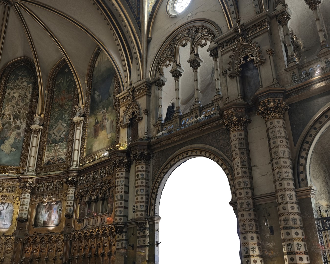 Altar Of Montserrat Monastery 3D Model - TurboSquid 1908925