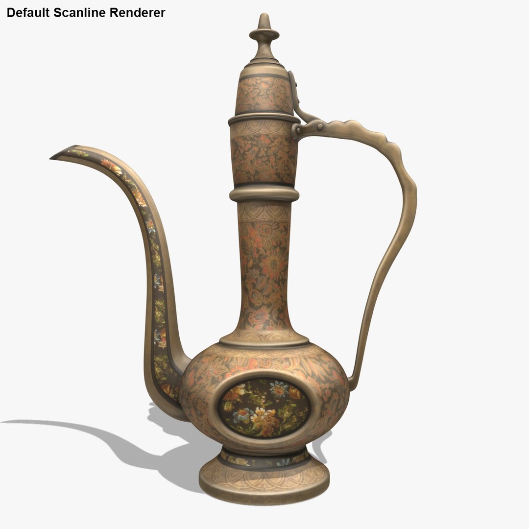 Antique Teapot 3d Obj