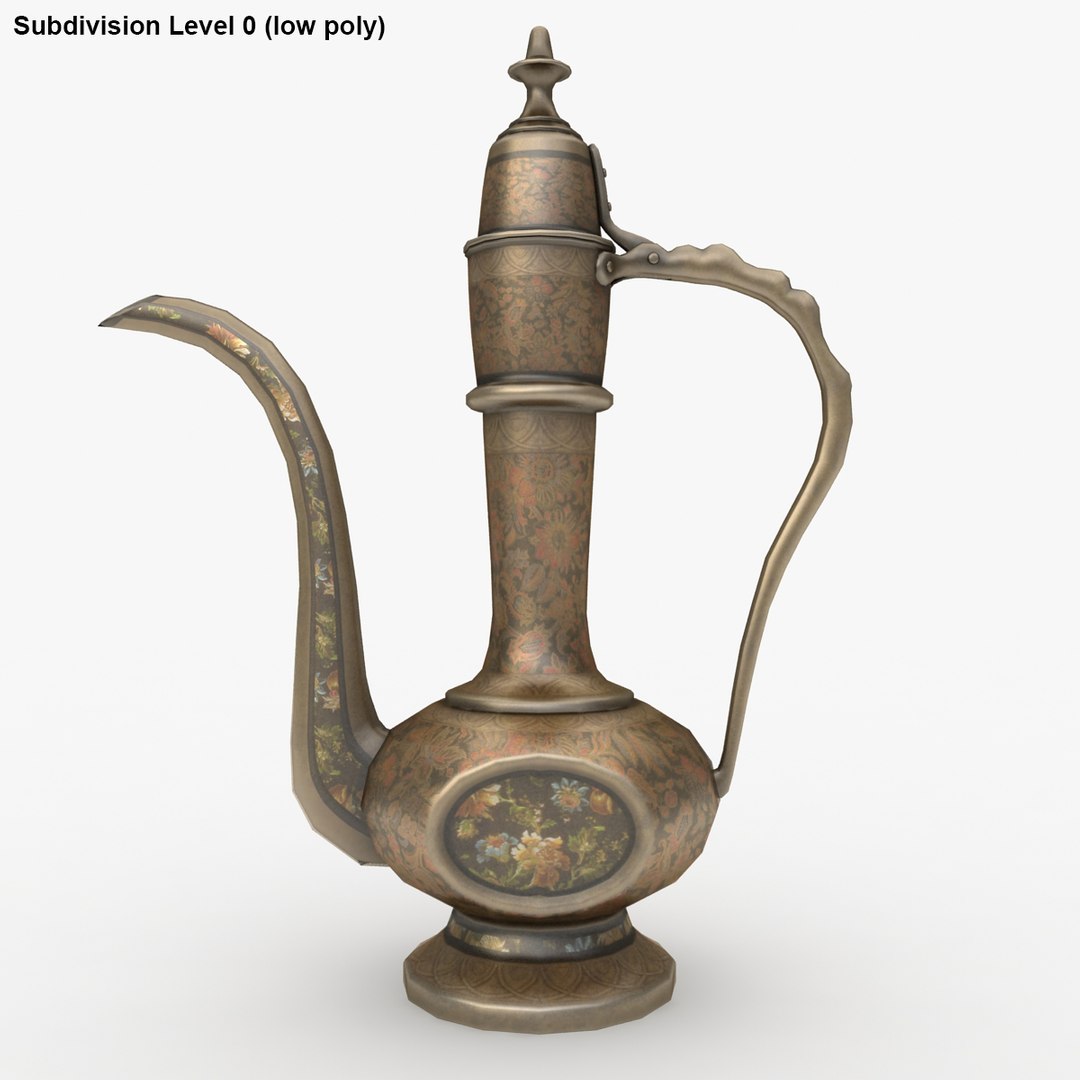 Antique Teapot 3d Obj