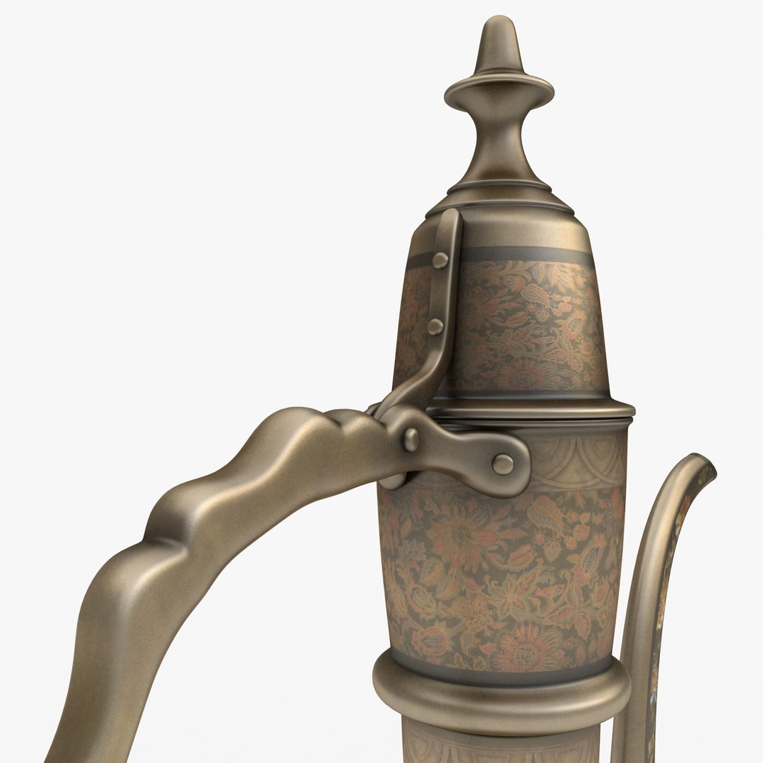 antique teapot 3d obj