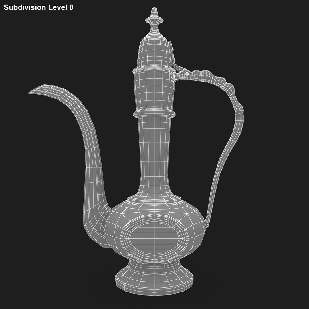 Antique Teapot 3d Obj