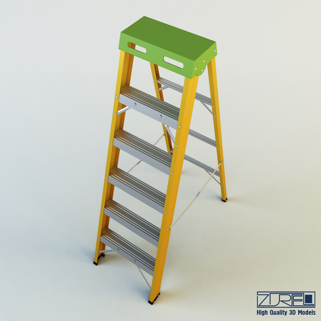 3d Model Ladder Industry